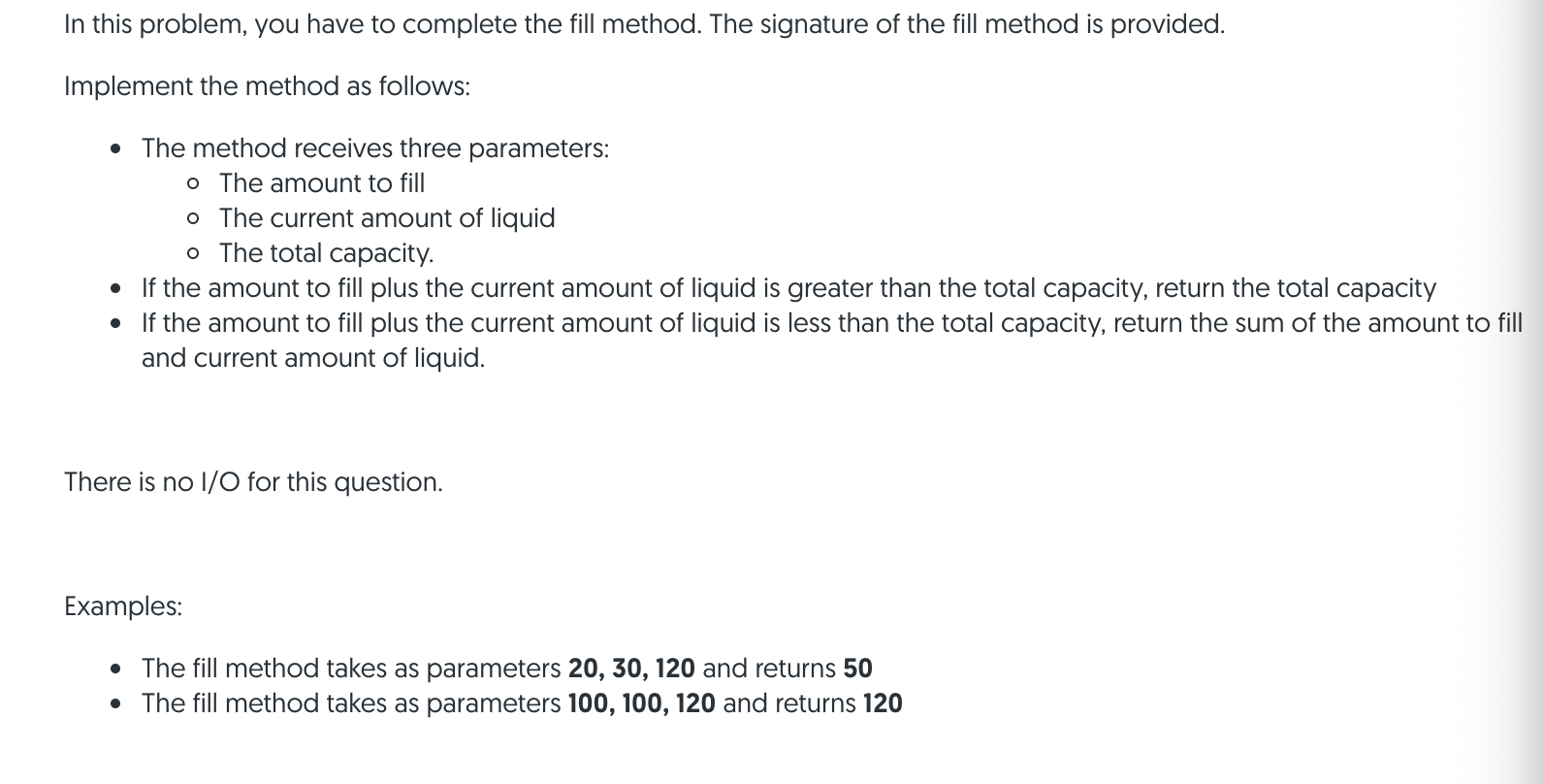 Solved In this problem, you have to complete the fill | Chegg.com