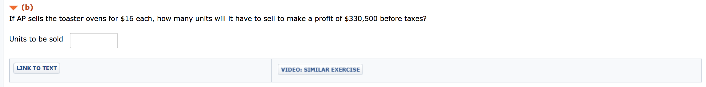 Solved Exercise 23-07 a-b (Video) (Part Level Submission) | Chegg.com