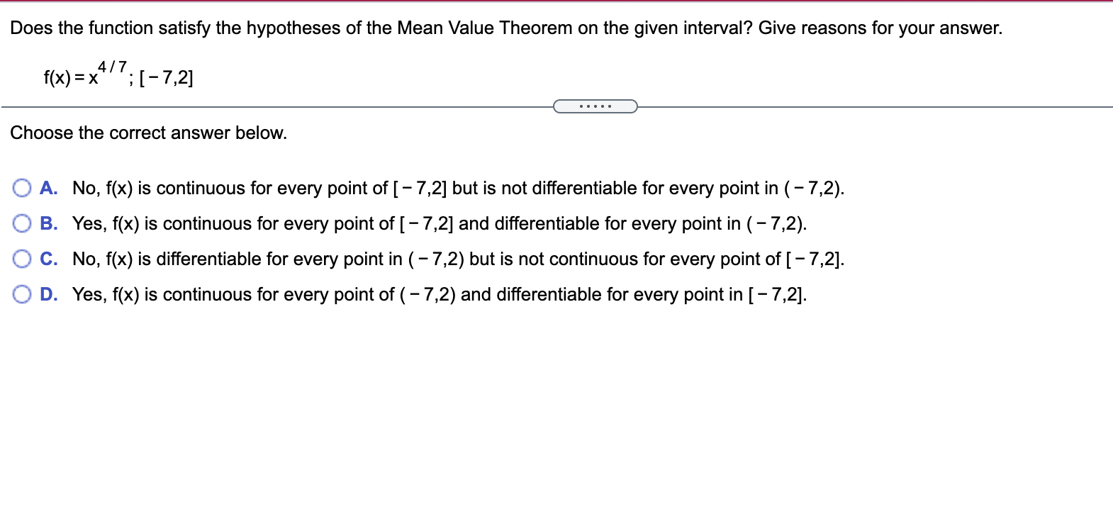 Solved f(b) – f(a) Find the value or values of c that | Chegg.com
