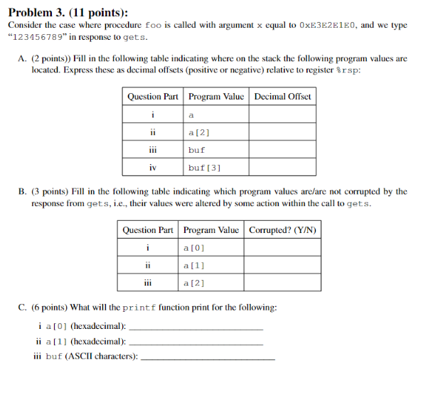 Solved The following series of problems concerns the | Chegg.com