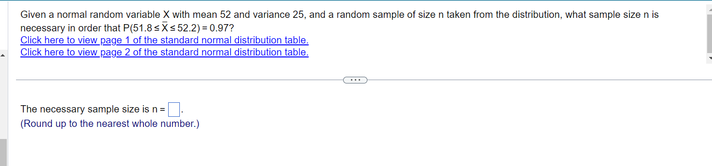 Solved Given A Normal Random Variable X With Mean 52 And 9481