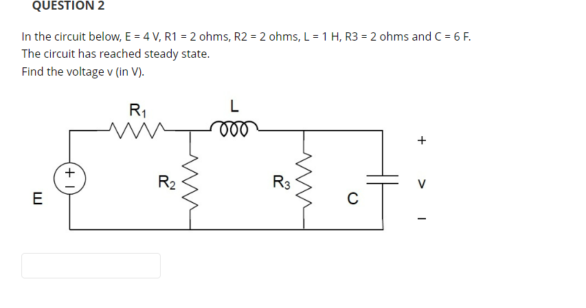 Solved In the circuit below, C1=3 F,C2=1 F,C3=3 F and C4=3 | Chegg.com
