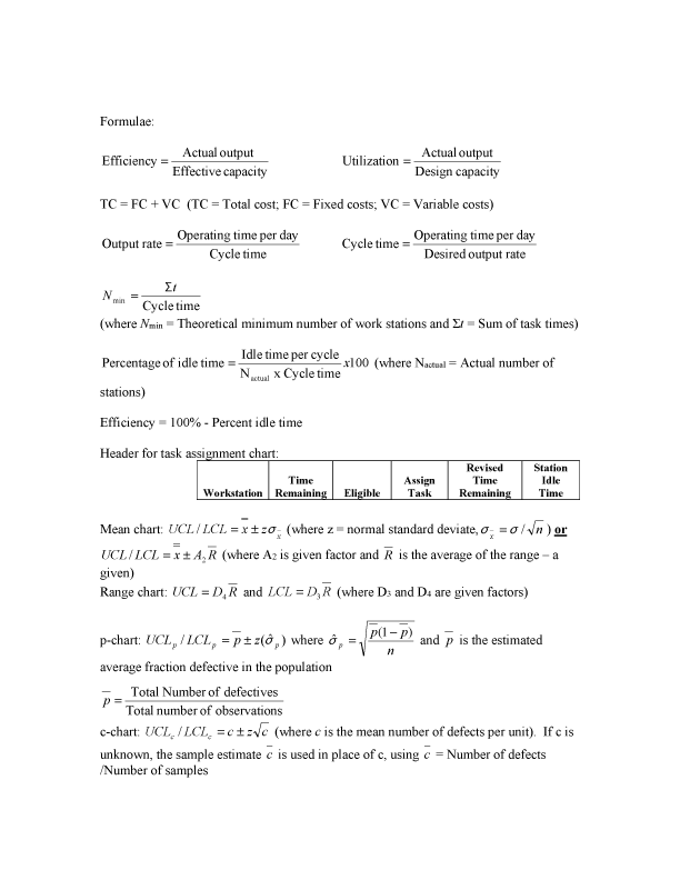 Solved I was asked to be able to calculate: 1. efficiency | Chegg.com