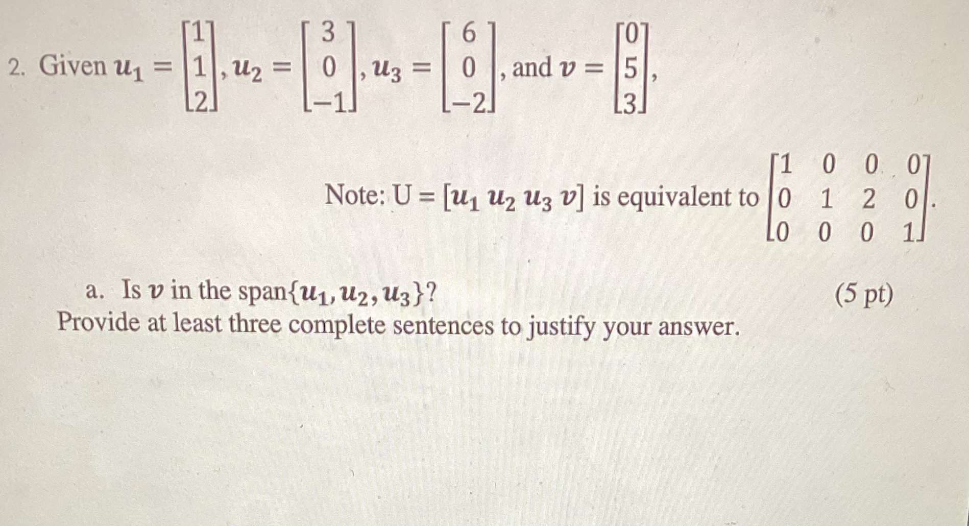 Solved 2. Given \\( | Chegg.com