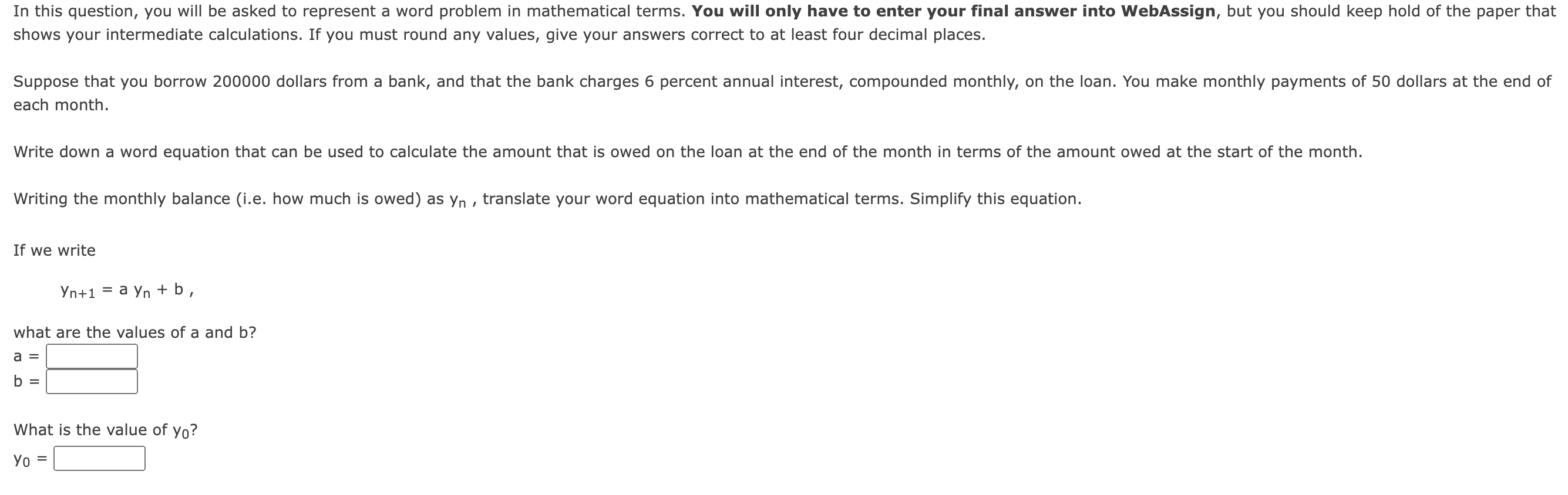 Solved shows your intermediate calculations. If you must | Chegg.com