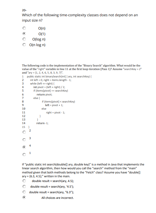 Solved 4 1- The following code is the implementation of the | Chegg.com