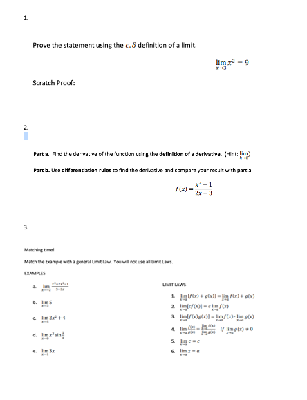 Solved 1 Prove the statement using the 8 definition of a | Chegg.com