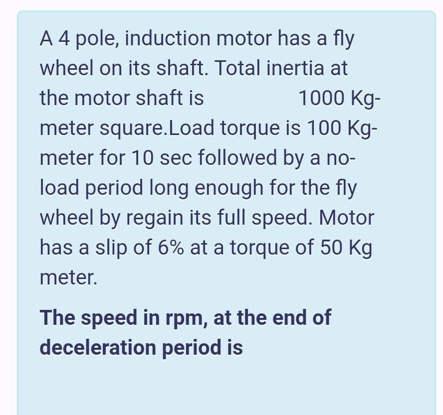 How To Calculate Moment Of Inertia Of Induction Motor - Infoupdate.org