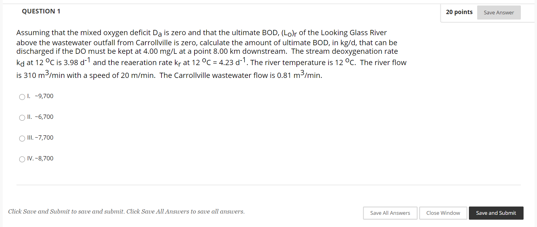 Solved QUESTION 1 20 points Save Answer Assuming that the | Chegg.com