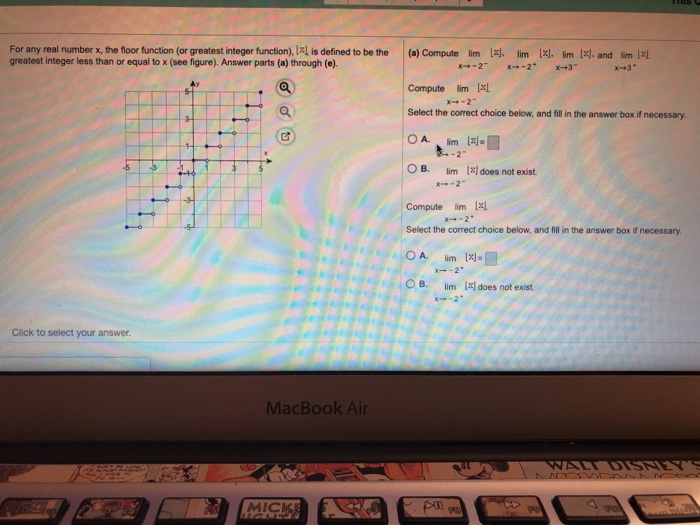 Solved For Any Real Number X The Floor Function Or 
