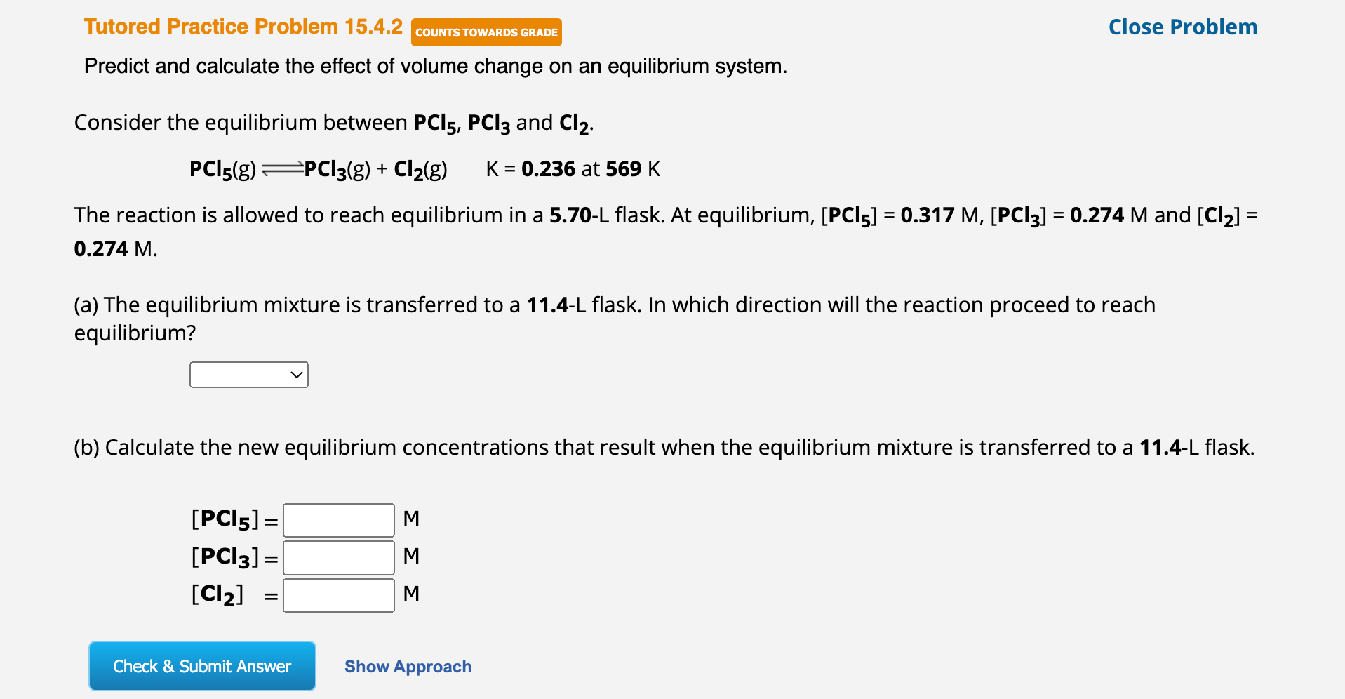 Tutored Practice Problem 15.4.2 Close Problem Predict | Chegg.com
