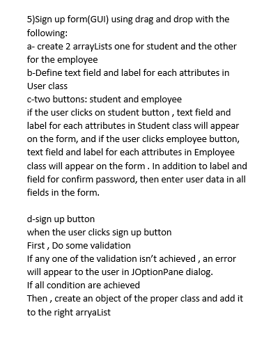 Solved 1) Define your own Arraylist class Which must | Chegg.com