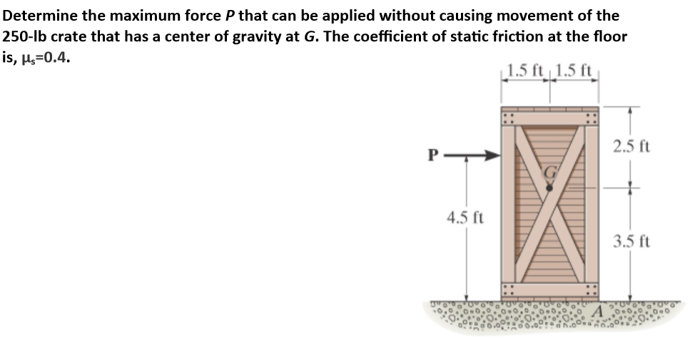 Solved Determine The Maximum Force P That Can Be Applied
