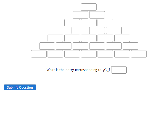 Solved What is the entry corresponding to 5C ? Submit | Chegg.com