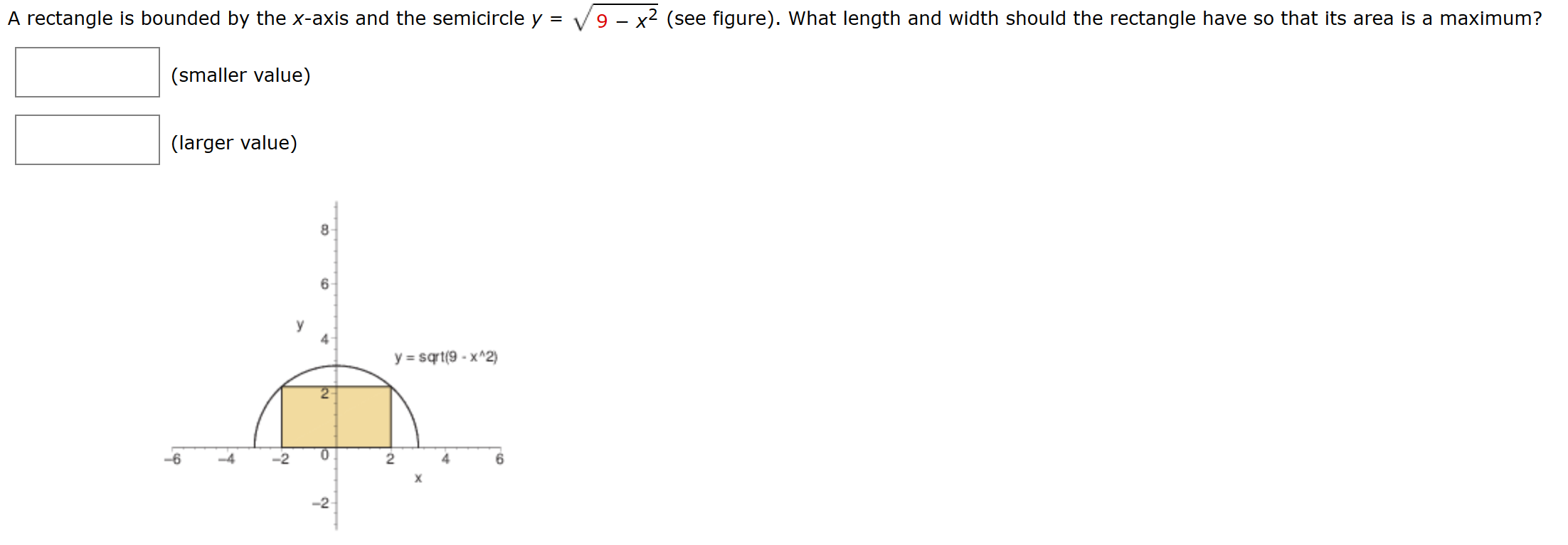 Solved A rectangle is bounded by the x-axis and the | Chegg.com