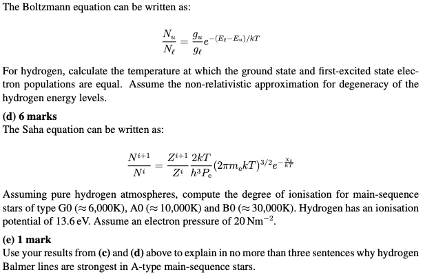 Solved The Boltzmann equation can be written as: N 9u | Chegg.com