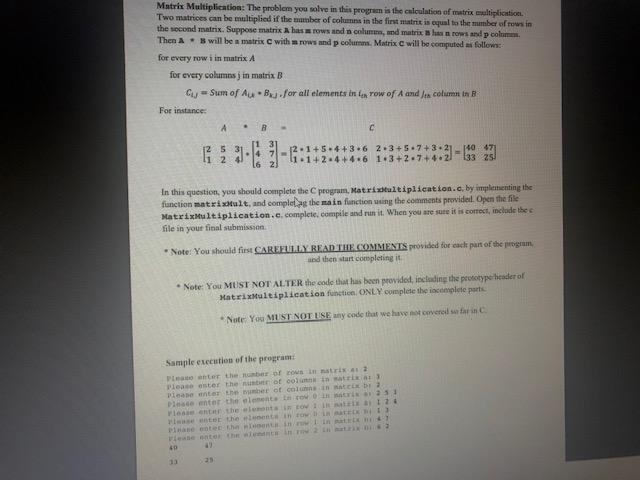 Solved #include #define SIZE 4 // The prototype | Chegg.com