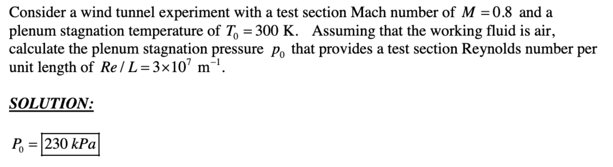 Solved Consider a wind tunnel experiment with a test section | Chegg.com