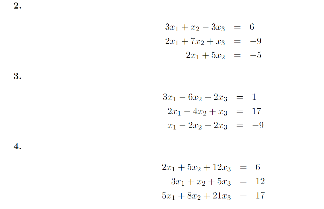 Solved Find the general solution to each linear system. | Chegg.com