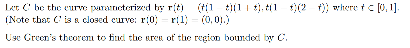 Solved Let C be the curve parameterized by | Chegg.com