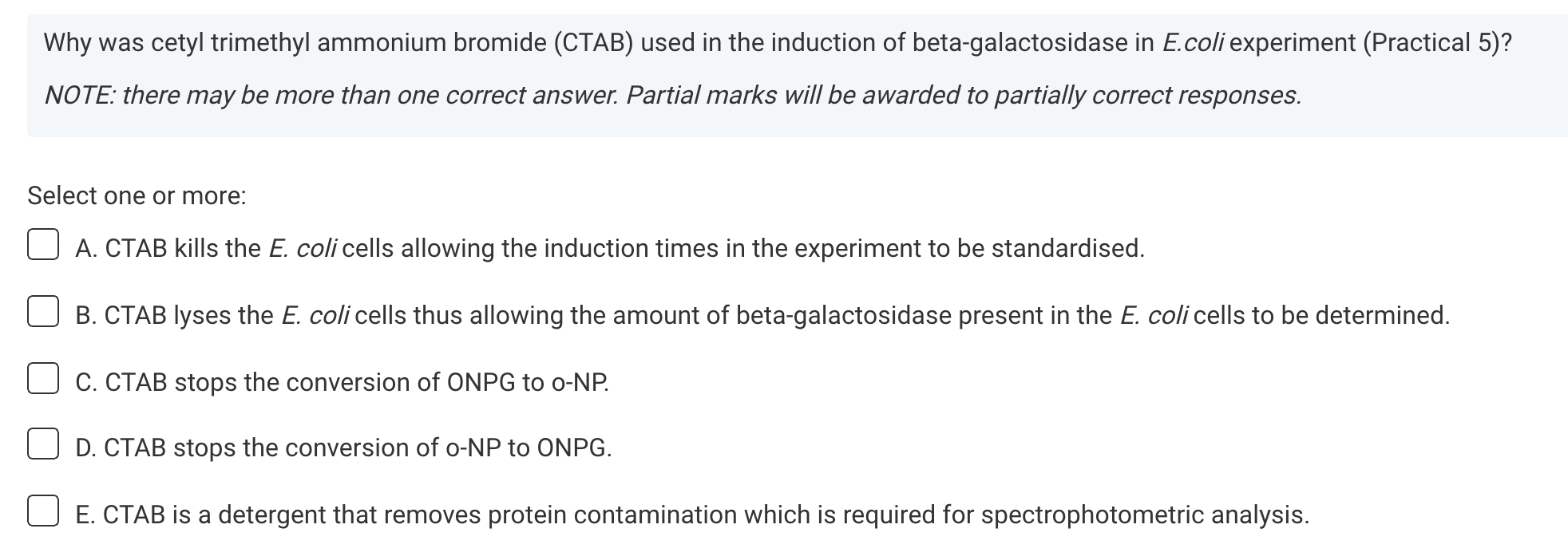 Solved Why was cetyl trimethyl ammonium bromide (CTAB) used | Chegg.com