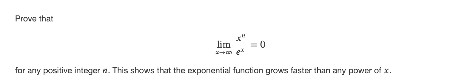 Solved Prove that for any positive integer n. This shows | Chegg.com