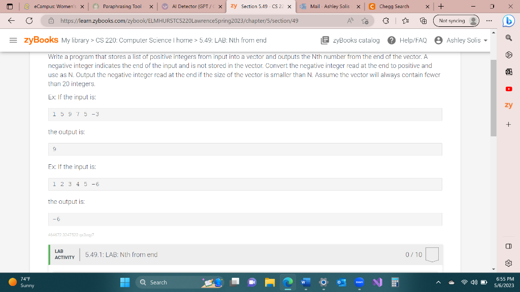 Solved c++ please!! Write a program that stores a list of | Chegg.com