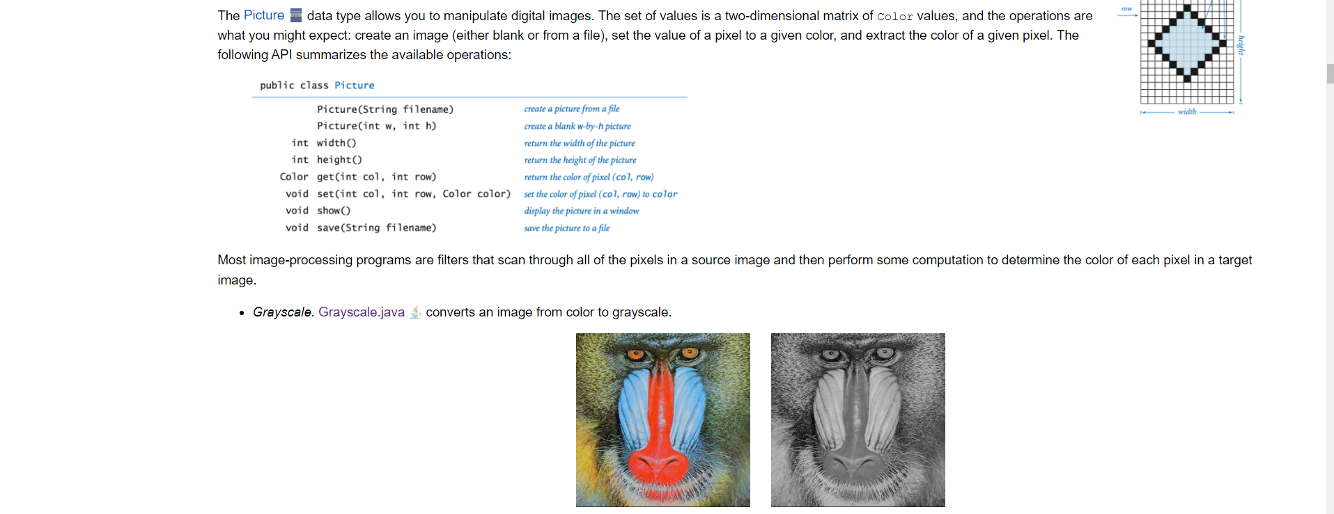 Solved Grayscale Grayscale Java Converts An Image Chegg