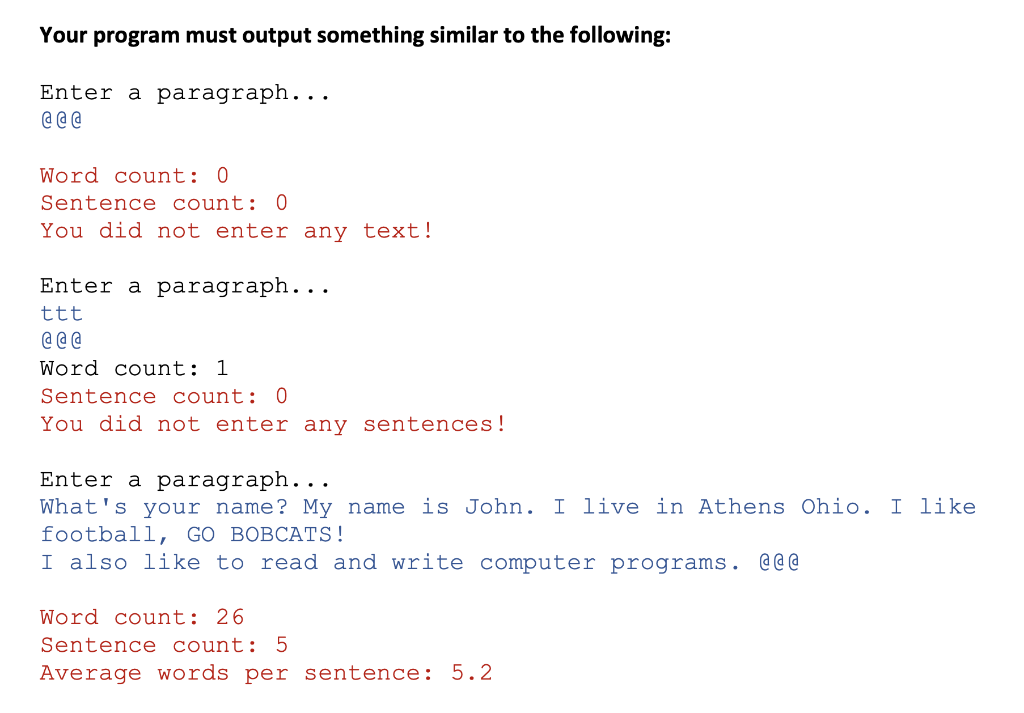 Solved Objectives: Use if statements, loops, formatting | Chegg.com
