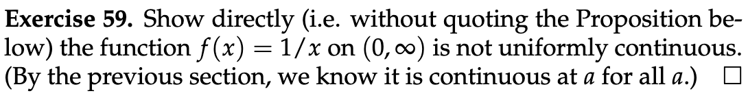 Solved Exercise 59. Show directly (i.e. without quoting the | Chegg.com