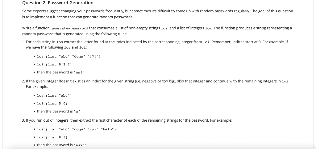 Solved Some experts suggest changing your passwords | Chegg.com