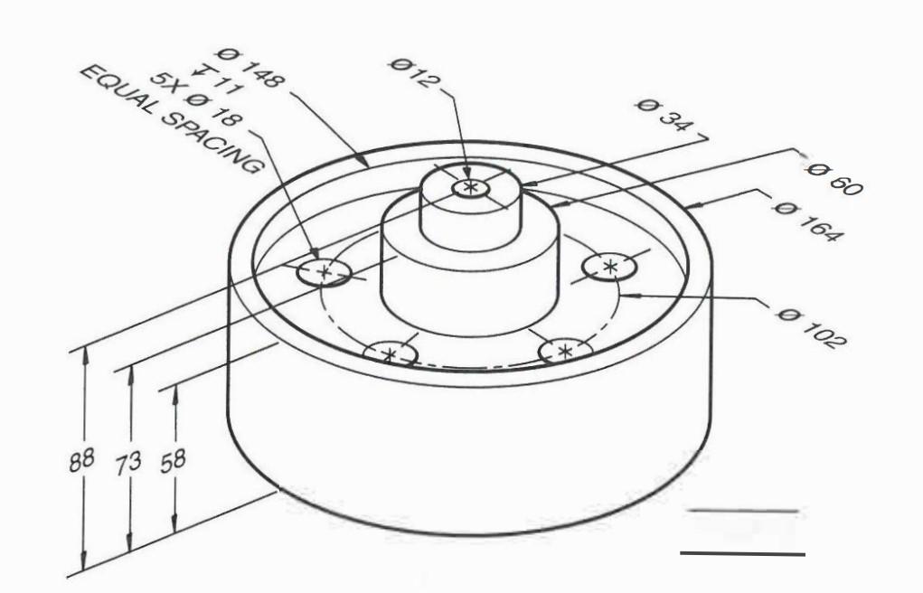 Solved help me draw it on inventor | Chegg.com