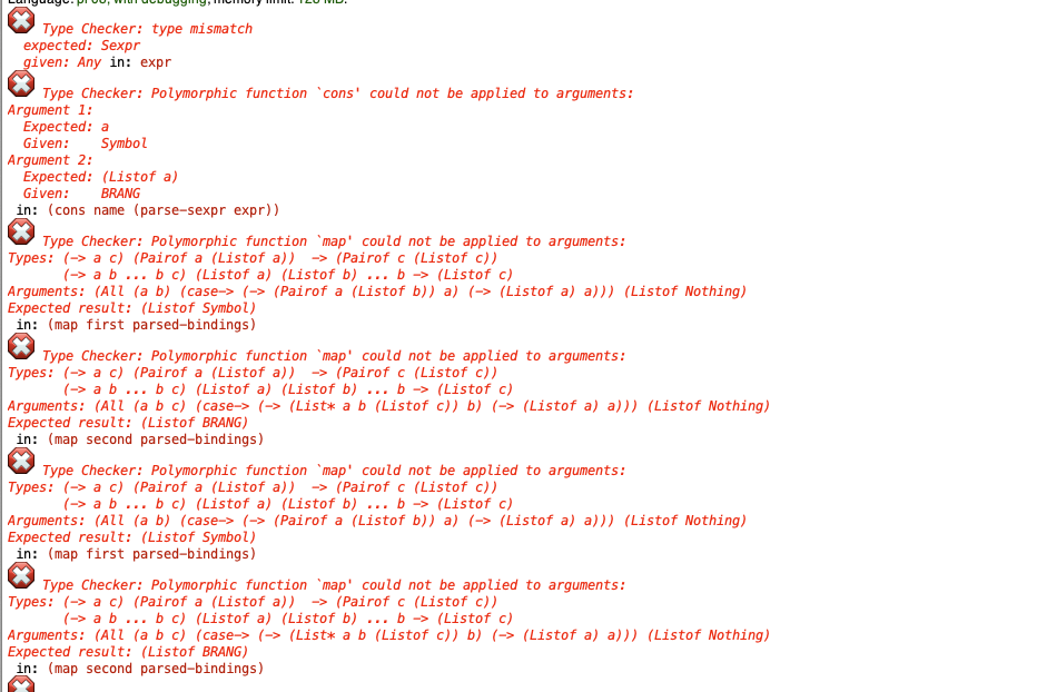 Solved In Drracket Lisp I Keep Getting The Following