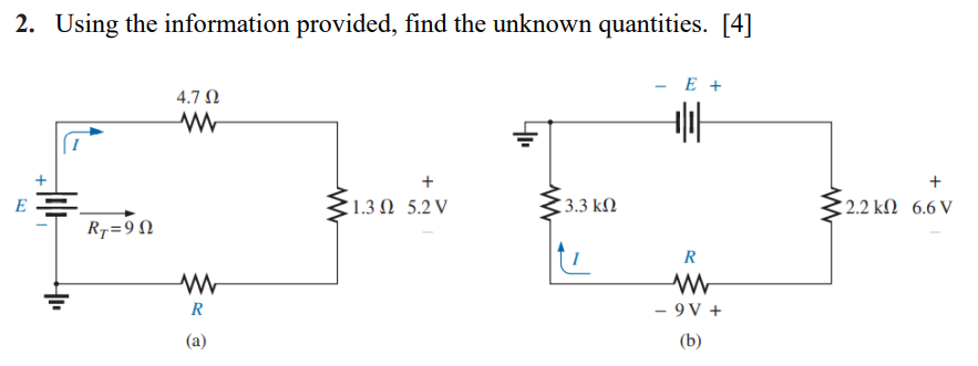 Solved 2. Using the information provided, find the unknown | Chegg.com