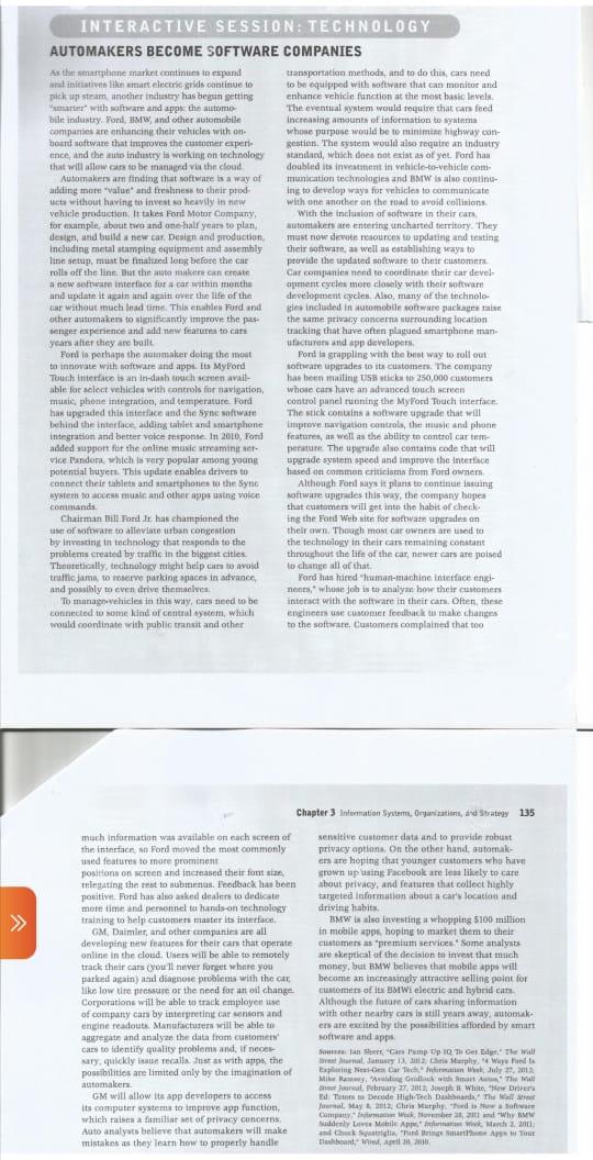 Solved Read and evaluate the case study titled “Automakers | Chegg.com