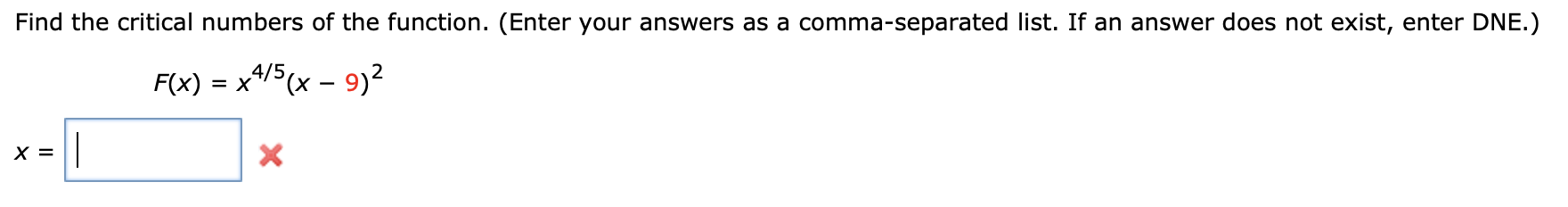 Solved Find the critical numbers of the function. (Enter | Chegg.com