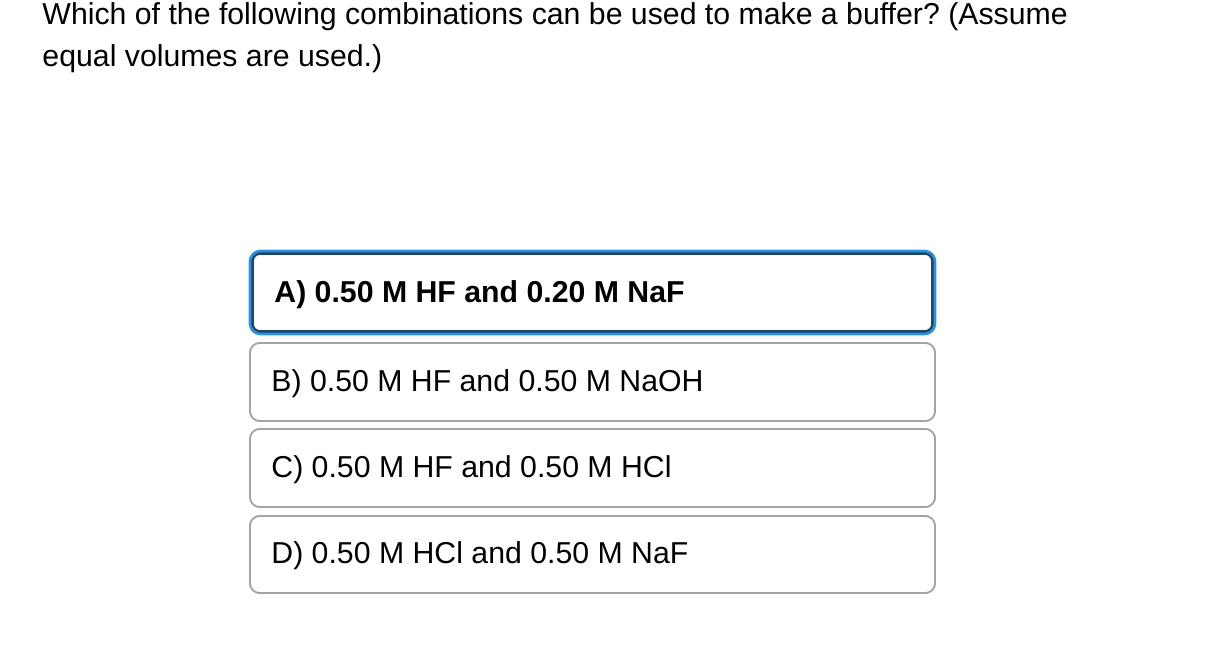Solved Which Of The Following Combinations Can Be Used To 