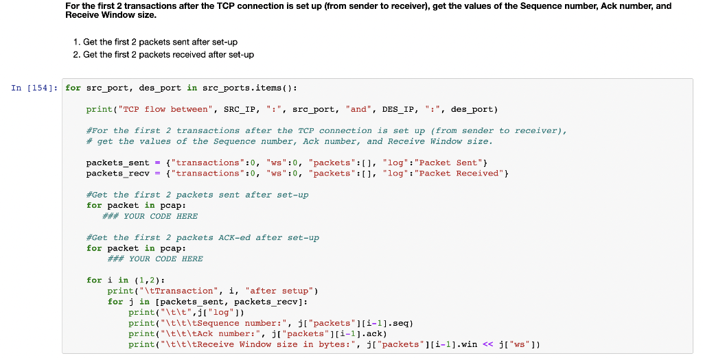 Solved In this lab, we will investigate captured PCAP files | Chegg.com