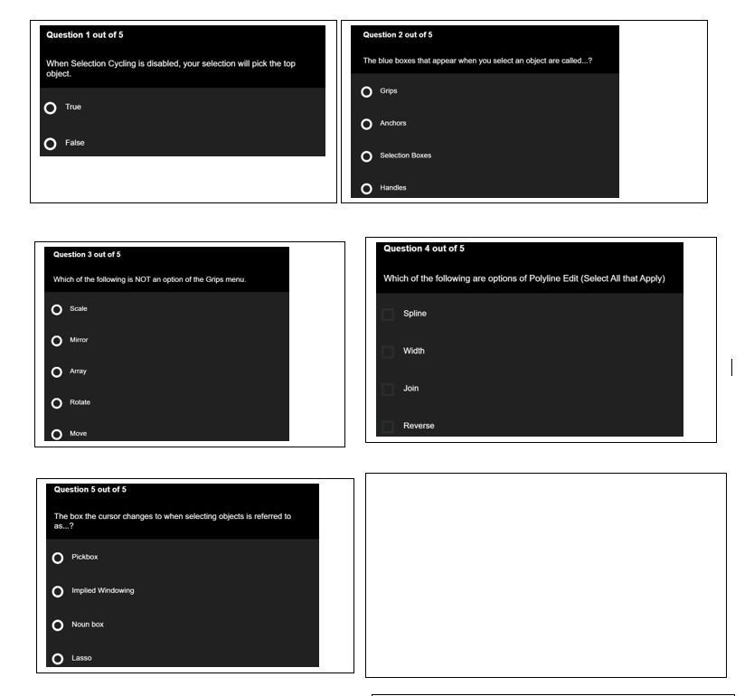 Solved Autodesk AutoCAD 2D Drafting, Sketch Object II | Chegg.com