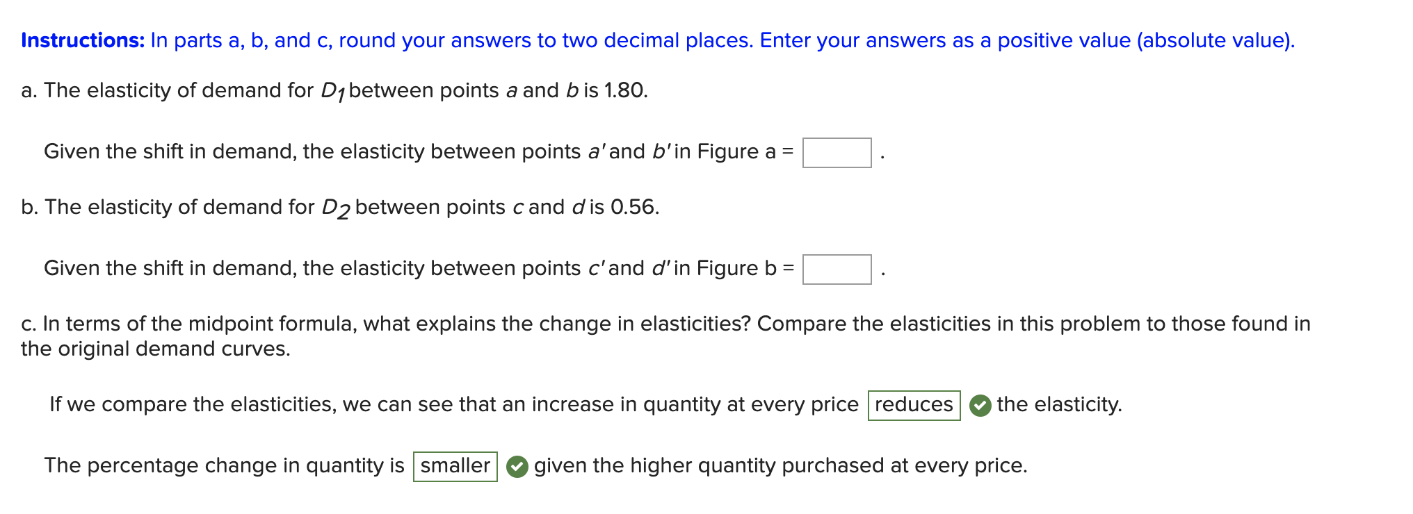Solved Problem 06-02 Investigate how demand elasticities are | Chegg.com