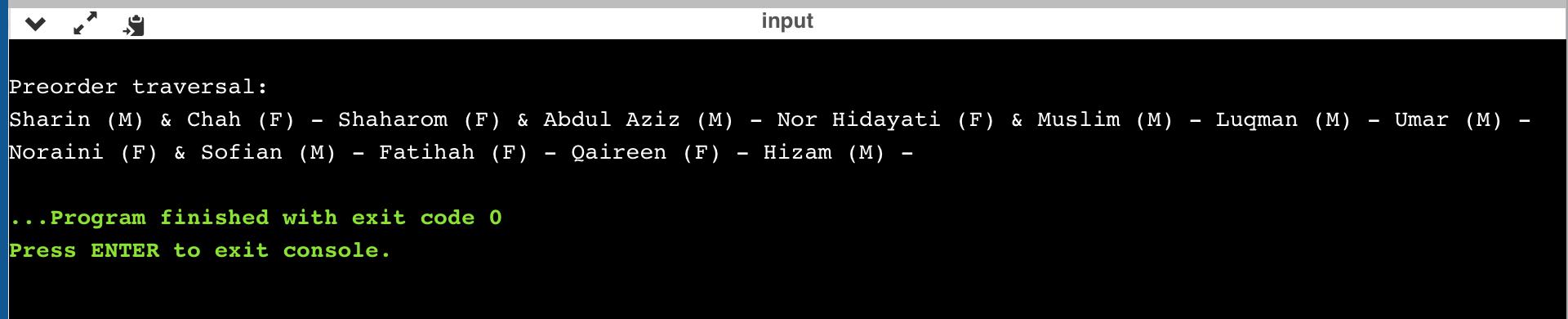 Solved Below is my c programming for my family tree can you | Chegg.com