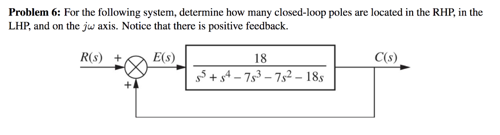 Solved Problem 6: For the following system, determine how | Chegg.com