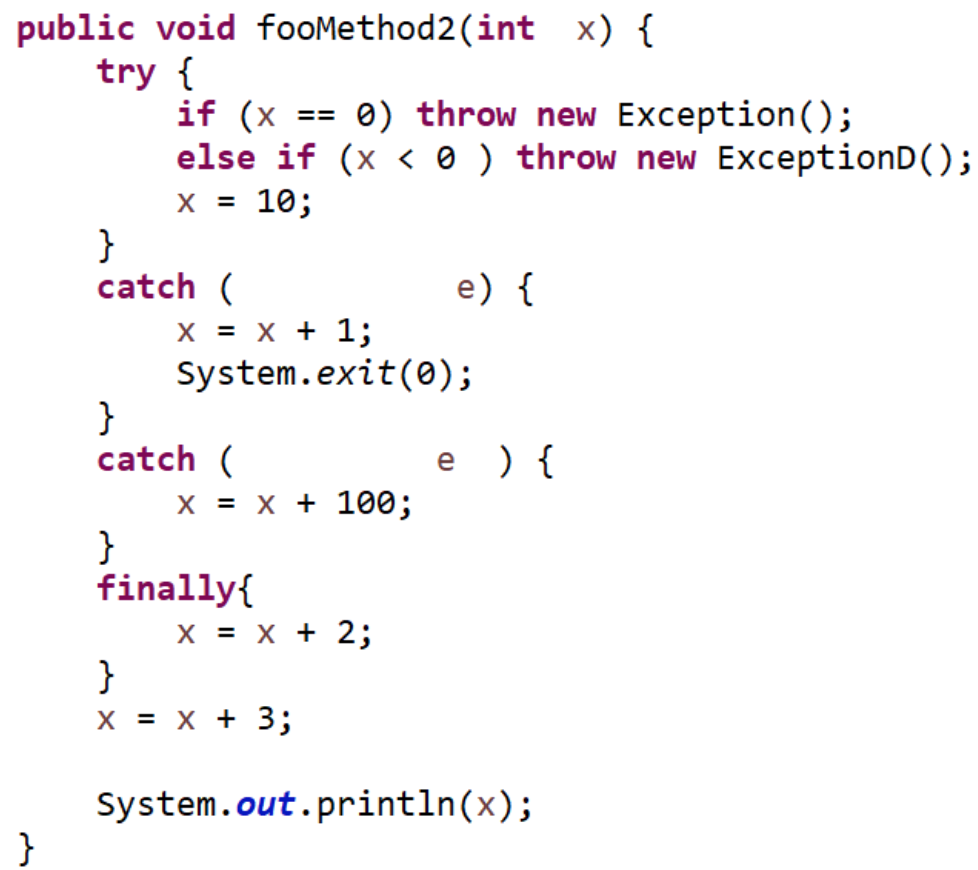 Solved We have created a hierarchy of exceptions like below: | Chegg.com