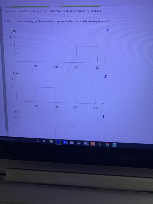 Solved The random variable x is known to be uniformly | Chegg.com