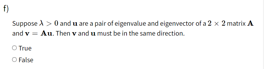 Solved Determine if the following statements or mathematic | Chegg.com