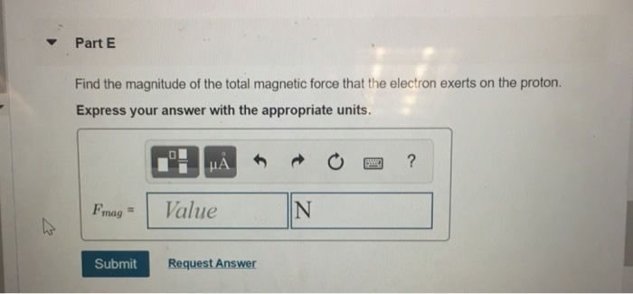 Solved Constants Part A n electron and a proton are each | Chegg.com