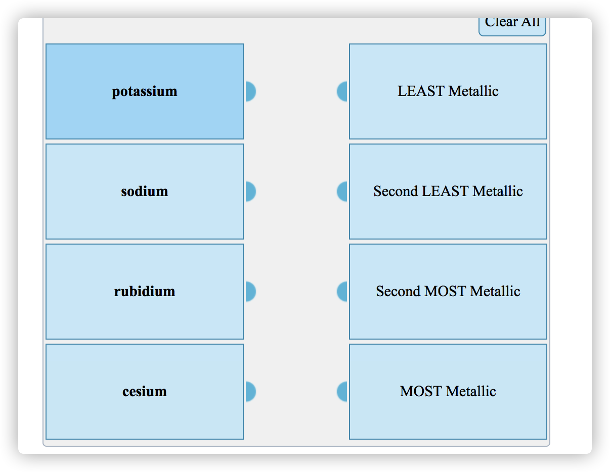 Solved Arrange the following elements in order of increasing | Chegg.com