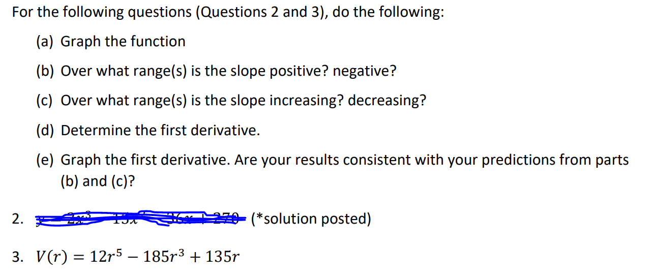 Solved For the following questions (Questions 2 and 3), do | Chegg.com