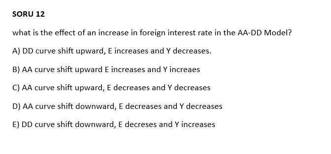 Solved what is the effect of an increase in foreign interest | Chegg.com