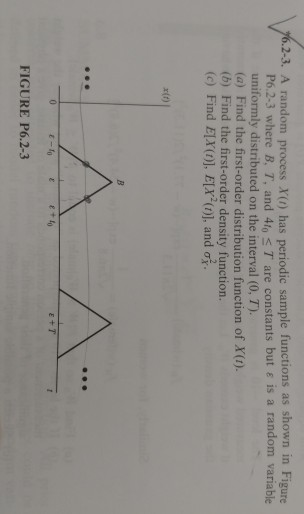 76.2-3. A random process X() has periodic sample | Chegg.com